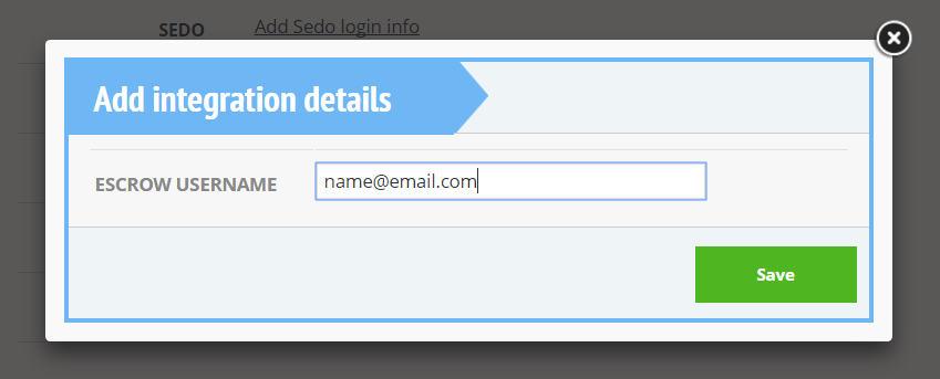 Setting up Escrow.com integration. – Efty Blog